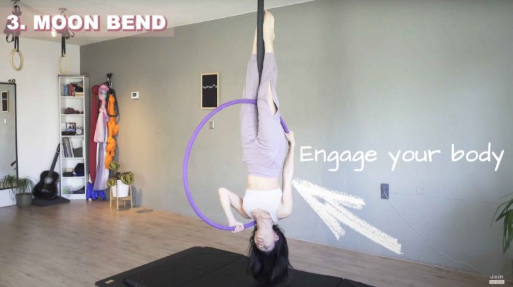 Dance on the Moon: Inverted Moon Bend Tutorial - Aerial Practice